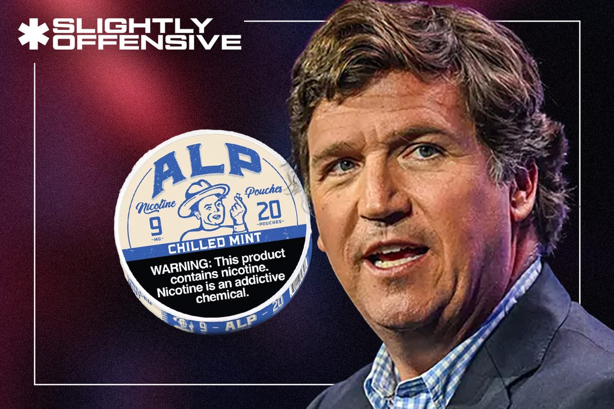 Tucker Carlson Launches New Nicotine Pouch Alp to Compete With Zyn