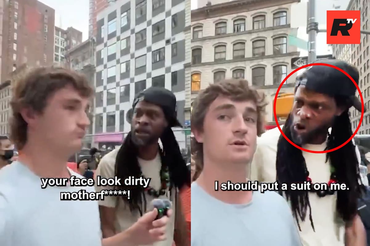 'You Look Dirty, Motherf**ker!' Black Protester Attacks White YouTube ...